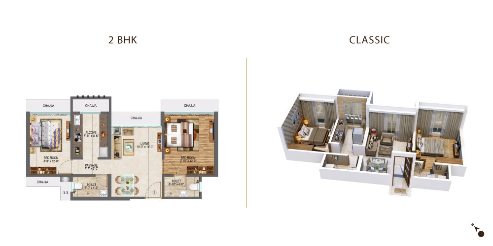 Dotom Domain Floor Plans - Govandi East, Mumbai