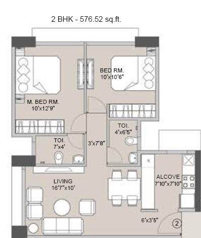 Integrated Ramicon in Goregaon West, Mumbai @ 1.06 Cr - Floor Plans ...