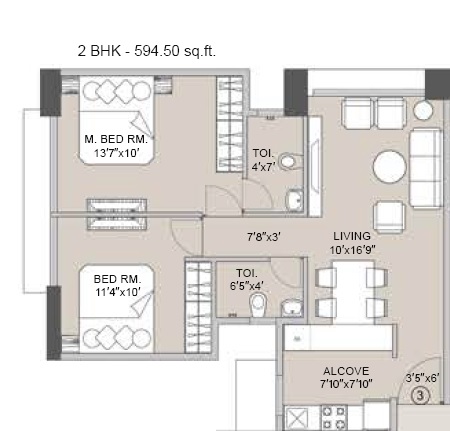 Integrated Ramicon in Goregaon West, Mumbai @ 1.06 Cr - Floor Plans ...