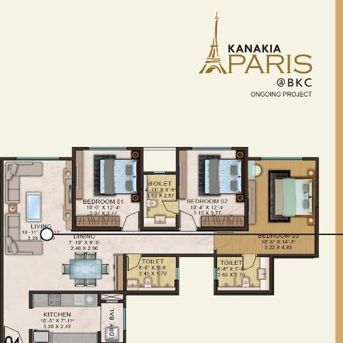 Kanakia Paris in Bandra East, Mumbai @ 3.50 Cr | Price List, Reviews ...