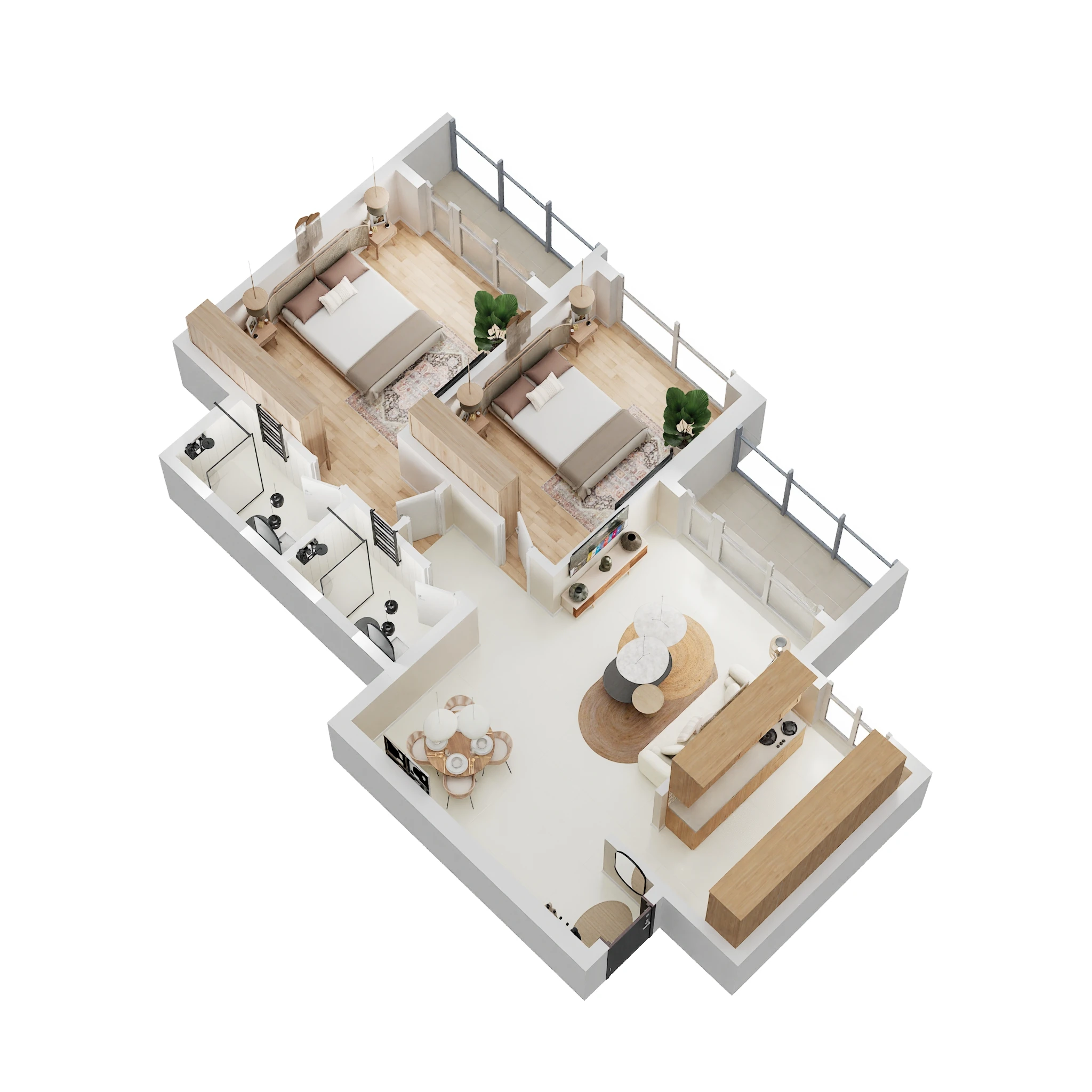 LnT Elixir Reserve Floor Plans - Powai, Mumbai