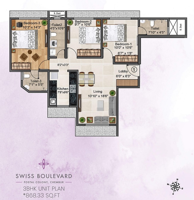 Metro Swiss Boulevard Chembur Floor Plans - Chembur, Mumbai