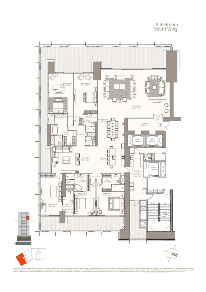Oberoi Three Sixty West in Worli, Mumbai @ 45.00 Cr - Floor Plans ...