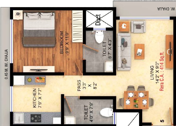 Renaissance Spring Meadows Floor Plans - Malad East, Mumbai