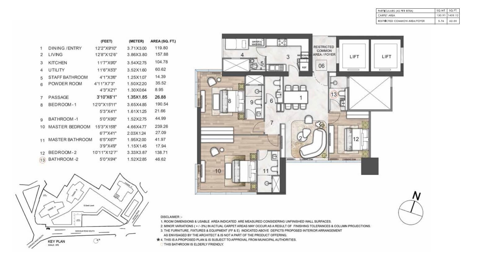 Rustomjee Crown Phase 2 in Prabhadevi, Mumbai @ 7.50 Cr | Price List ...