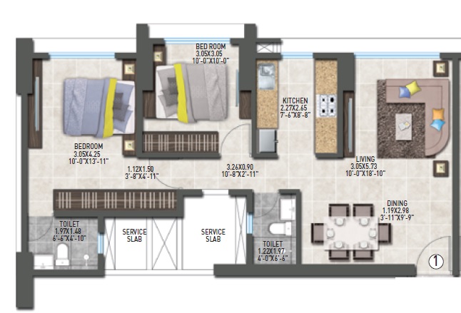 Sheth Irene Floor Plans - Malad West, Mumbai