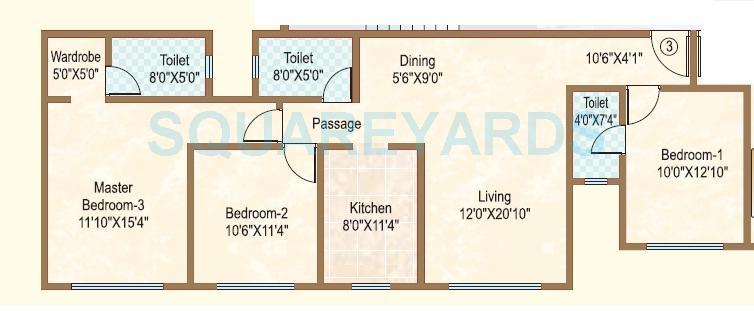 Sheth Vasant Oasis in Andheri East, Mumbai @ 6.77 Cr - Floor Plans ...