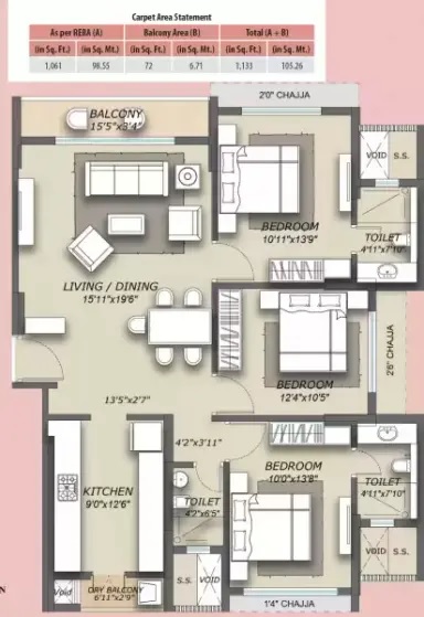 Skyline Magnus Floor Plans - Ghatkopar East, Mumbai