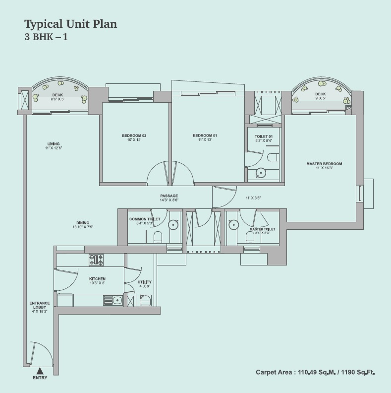 Tata Aveza Floor Plans - Mulund East, Mumbai