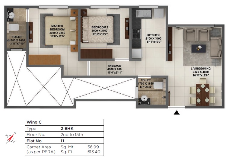 Terraform Dwarka Phase 2 Floor Plans - Ghatkopar East, Mumbai