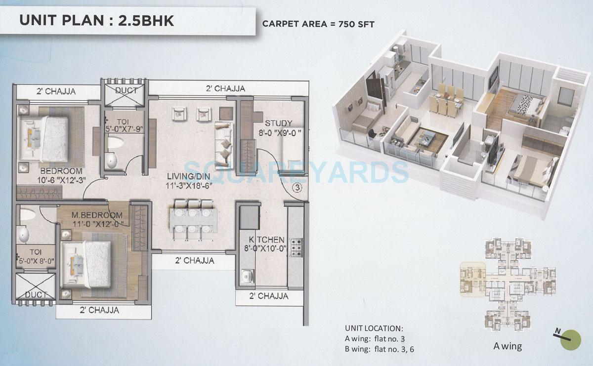 The Wadhwa Atmosphere in Mulund West, Mumbai @ 1.85 Cr | Price List ...