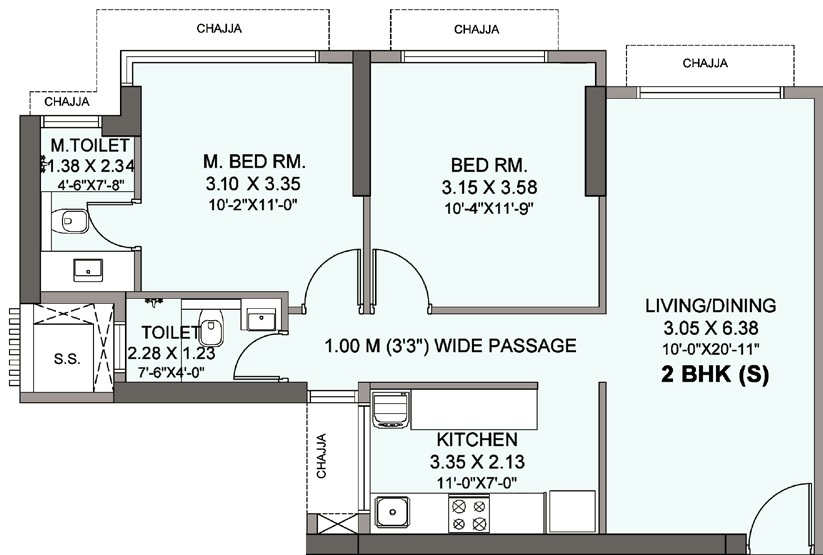 Wadhwa Atmosphere O2 Floor Plans - Mulund West, Mumbai