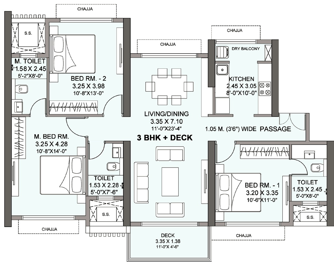 Wadhwa Atmosphere O2 Floor Plans - Mulund West, Mumbai