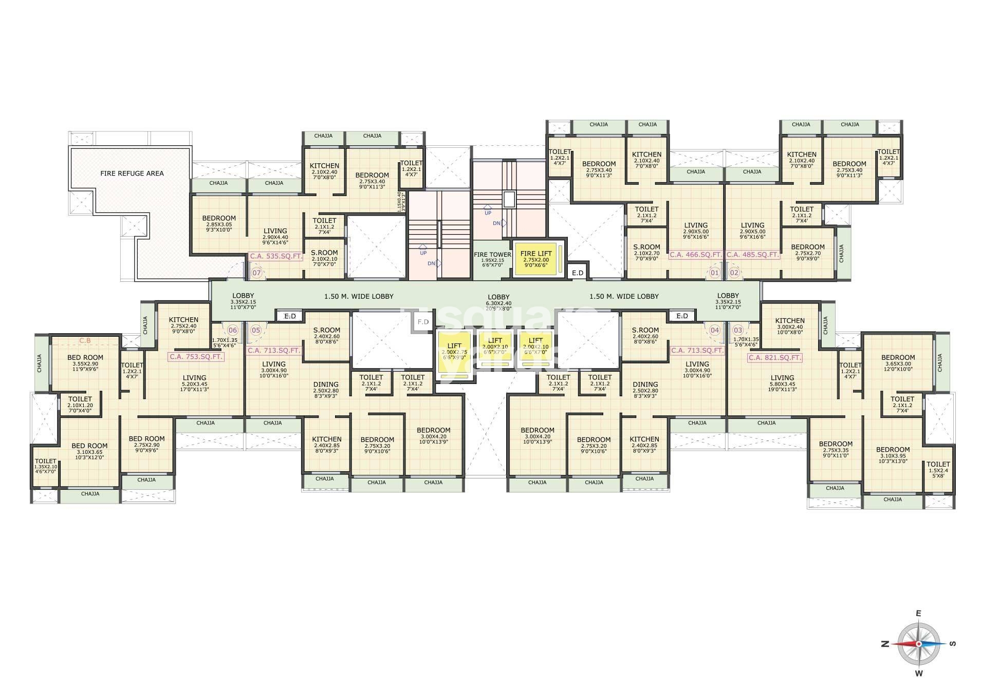 Gami Jade Vashi Sector 28 Navi Mumbai | Price List, Floor Plan & RERA ...