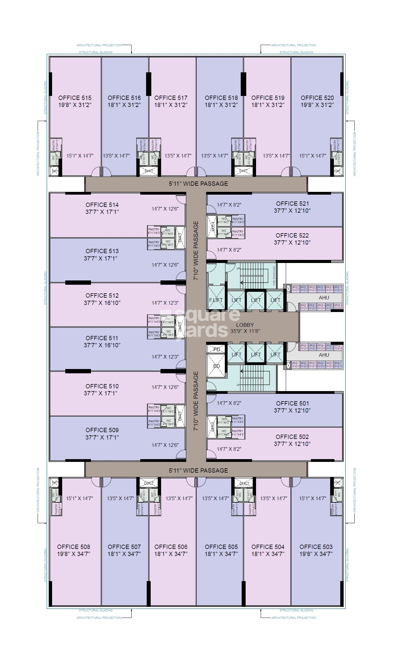 NMS Midas in CBD Belapur Sector 15, Navi Mumbai @ 1.09 Cr - Floor Plans ...