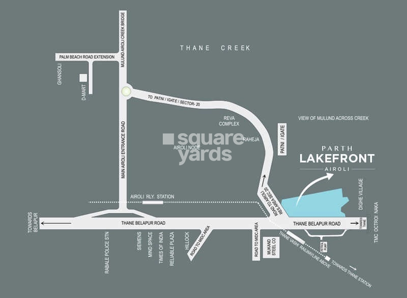 Parth Lakefront in Airoli Sector 20, Navi Mumbai @ 75.40 Lac - Floor ...