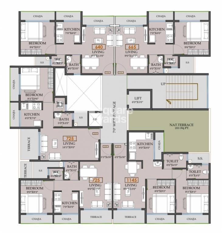 Skytech Neelkanth Darshan in Kamothe, Navi Mumbai @ 47.03 Lac - Floor ...
