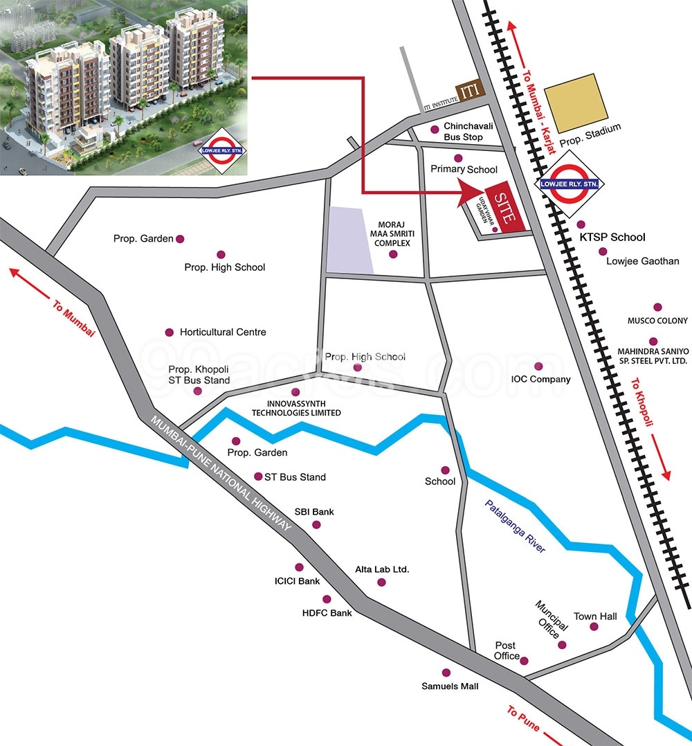 SP Krishna Residency in Khopoli, Navi Mumbai @ 16.00 Lac - Floor Plans ...