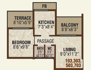 Akshar Emperia Garden in New Panvel, Navi Mumbai @ 11.79 Lac | Price ...