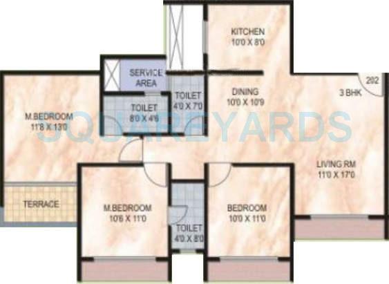 Akshar Green World in Dighe, Navi Mumbai @ 65.16 Lac - Floor Plans ...