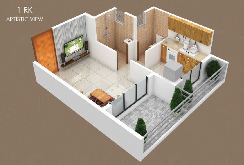 Raj Tulsi Kalash City Floor Plans - Rasayani, Navi Mumbai