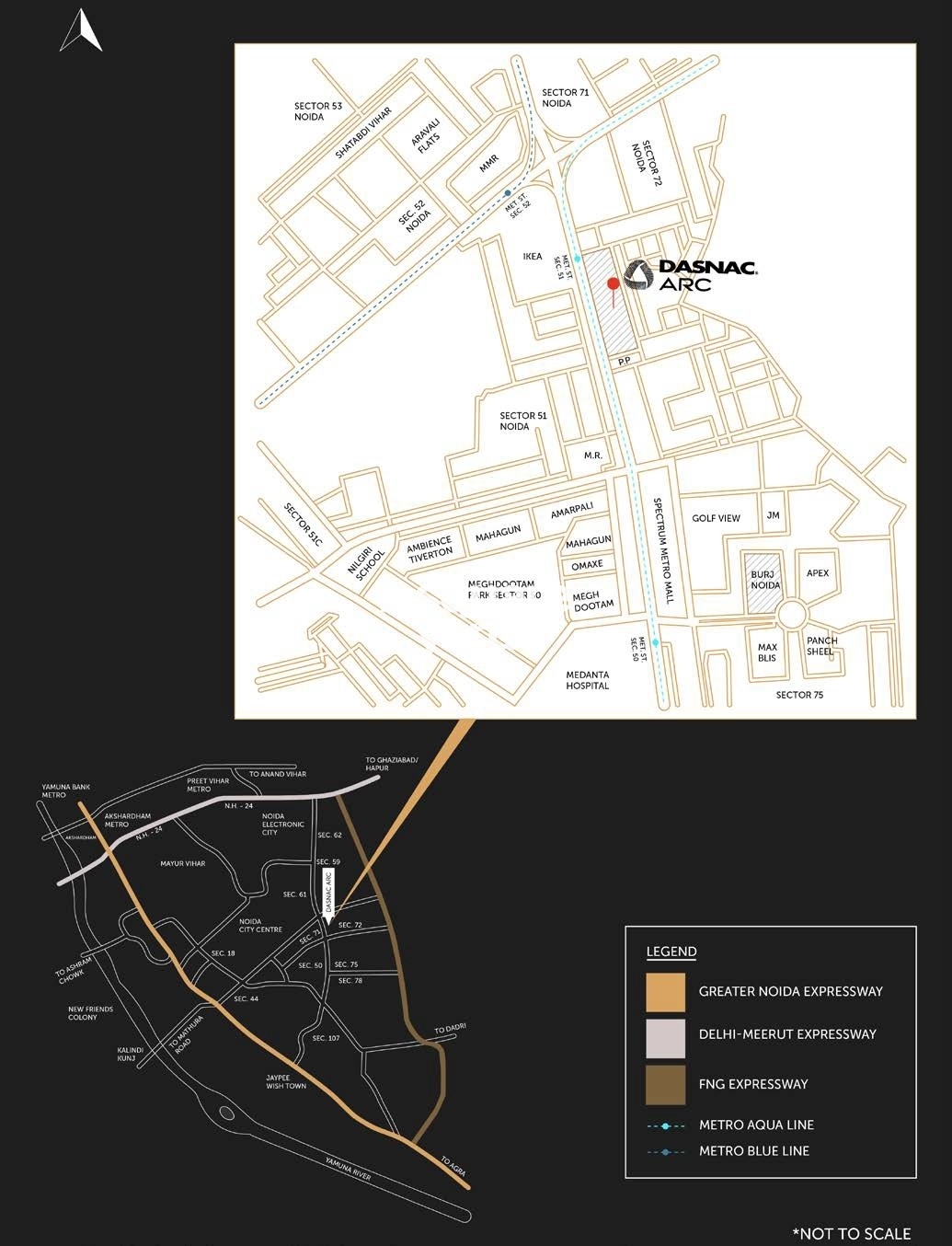 Dasnac Arc in Sector 72, Noida @ 30.88 Lac - Floor Plans, Location Map ...