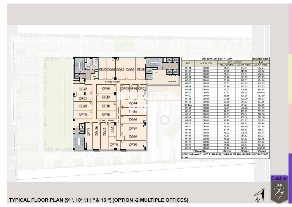 Gulshan One29 in Noida Sector 129 - Price List, Project Info & Highlights