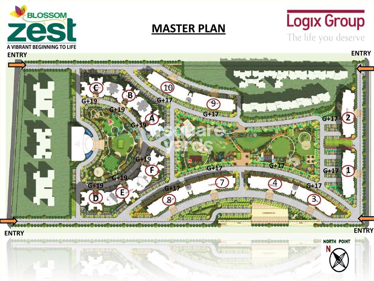 Logix Blossom Zest in Sector 143, Noida @ 27.83 Lac - Floor Plans ...
