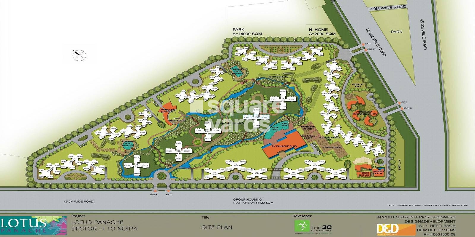 The 3C Lotus Panache in Sector 110, Noida @ 62.00 Lac - Floor Plans ...
