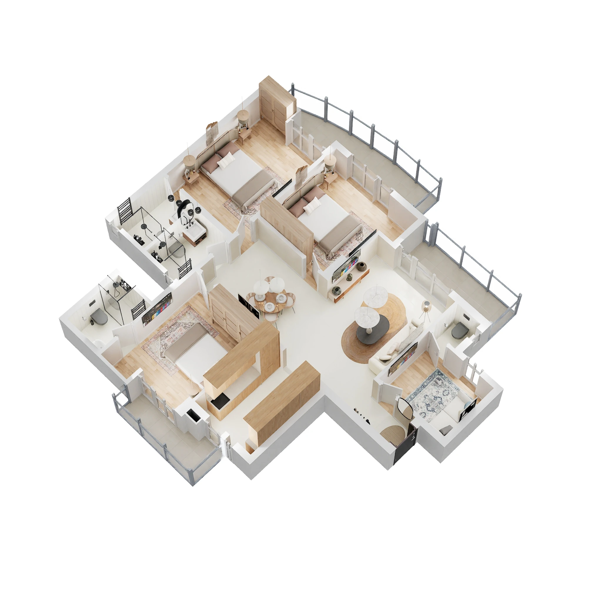 ATS Homekraft Pious Hideaways Floor Plans - Sector 150, Noida