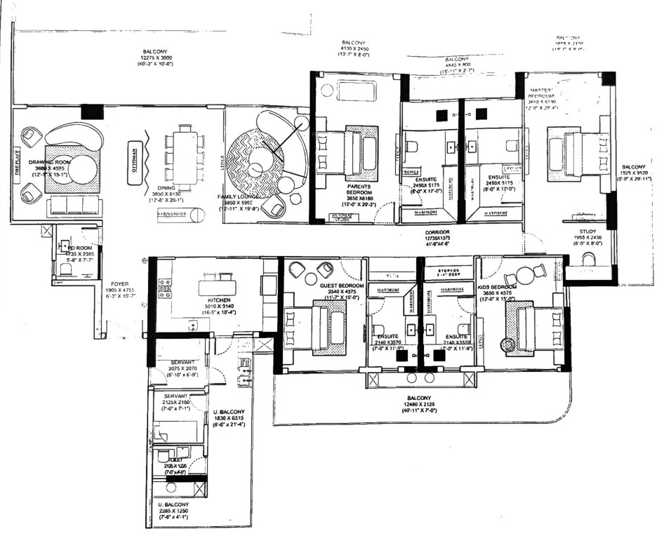 Ivory County Floor Plans - Sector 115, Noida