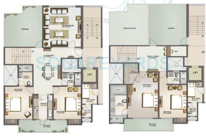Mahagun Moderne Low Rise in Sector 78, Noida @ 1.99 Cr - Floor Plans ...