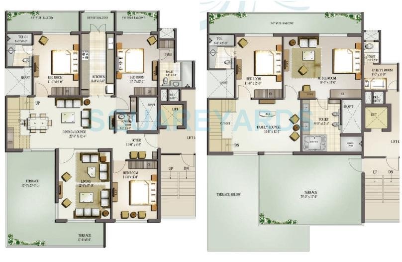 Mahagun Moderne Low Rise in Sector 78, Noida @ 1.99 Cr - Floor Plans ...