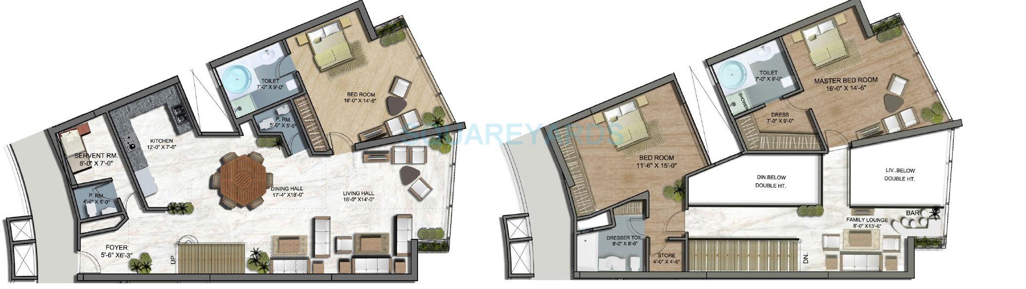 Supertech North Eye in Sector 74, Noida @ 62.37 Lac - Floor Plans ...