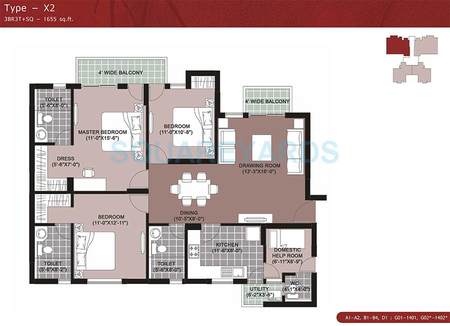 Unitech The Residences in Sector 117, Noida @ 45.74 Lac | Price List ...