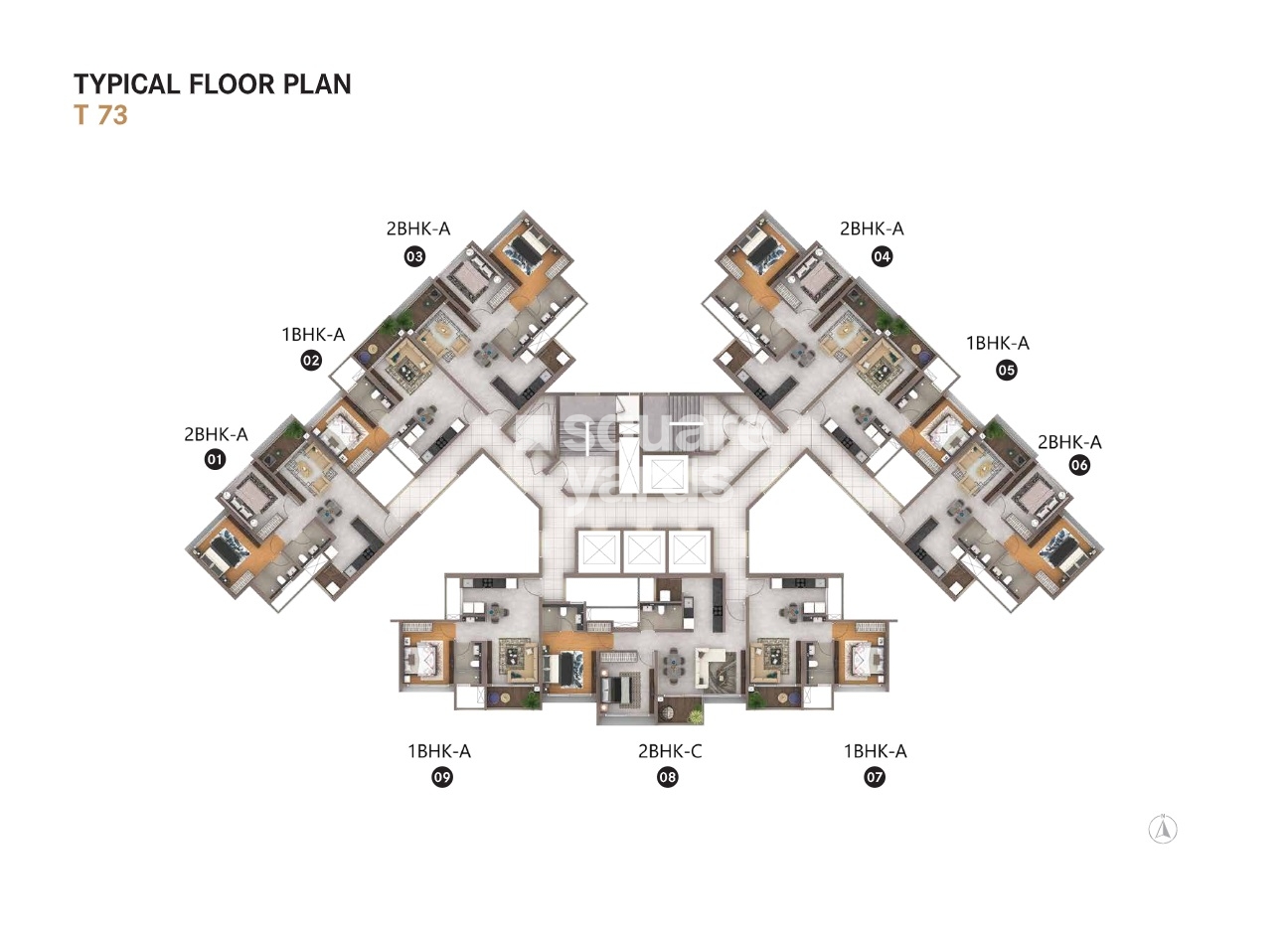 Amanora Adreno Towers in Hadapsar, Pune @ 47.95 Lac - Floor Plans ...