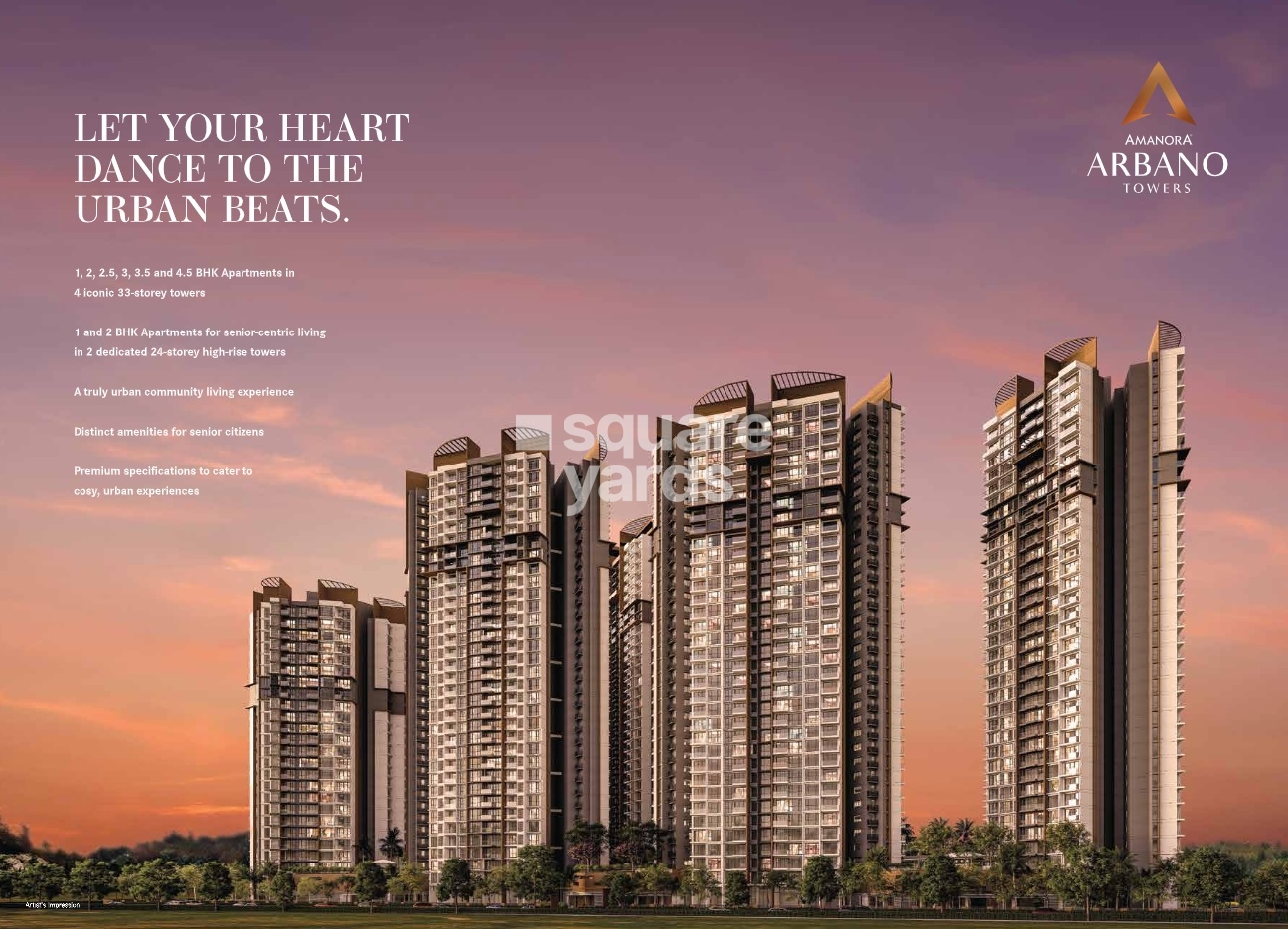 Amanora Adreno Towers in Hadapsar, Pune @ 47.95 Lac - Floor Plans ...