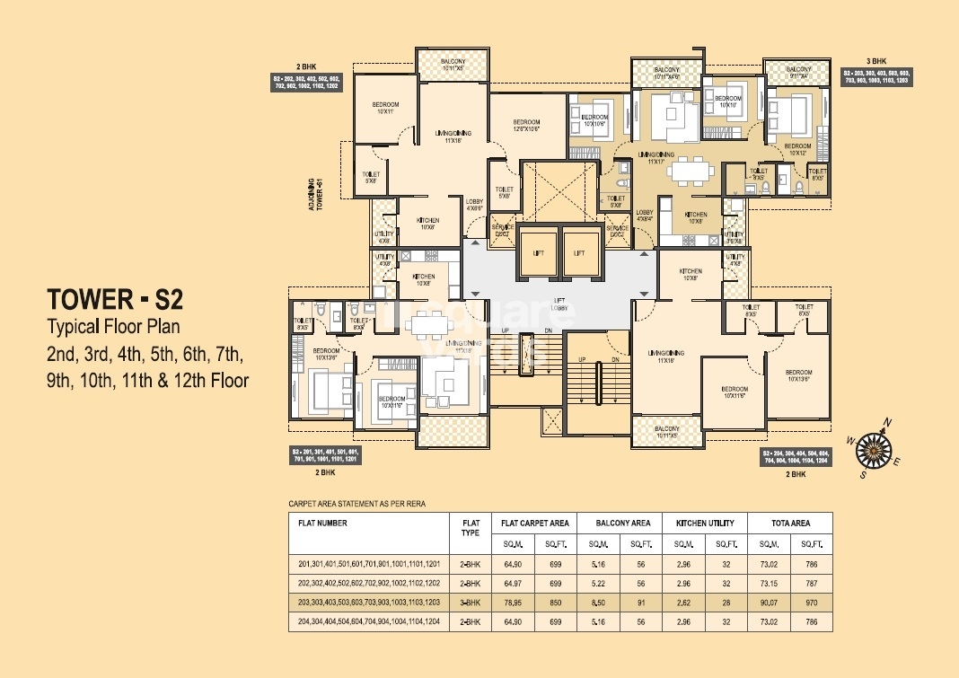 Brahma Realty Skycity in Dhanori, Pune @ 75.39 Lac - Floor Plans ...