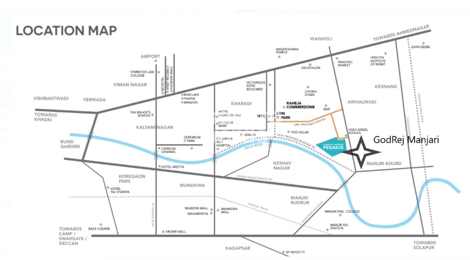 Godrej Boulevard Manjri in Manjari, Pune @ 1.53 Cr - Floor Plans ...