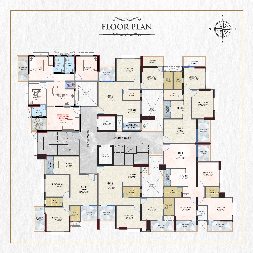 Kakade Royal Heritage in Chikhali, Pune @ 70.75 Lac - Floor Plans ...