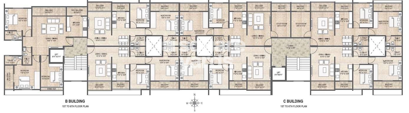 KK Mangalam Emerald in Rahatani, Pune @ 74.80 Lac - Floor Plans ...