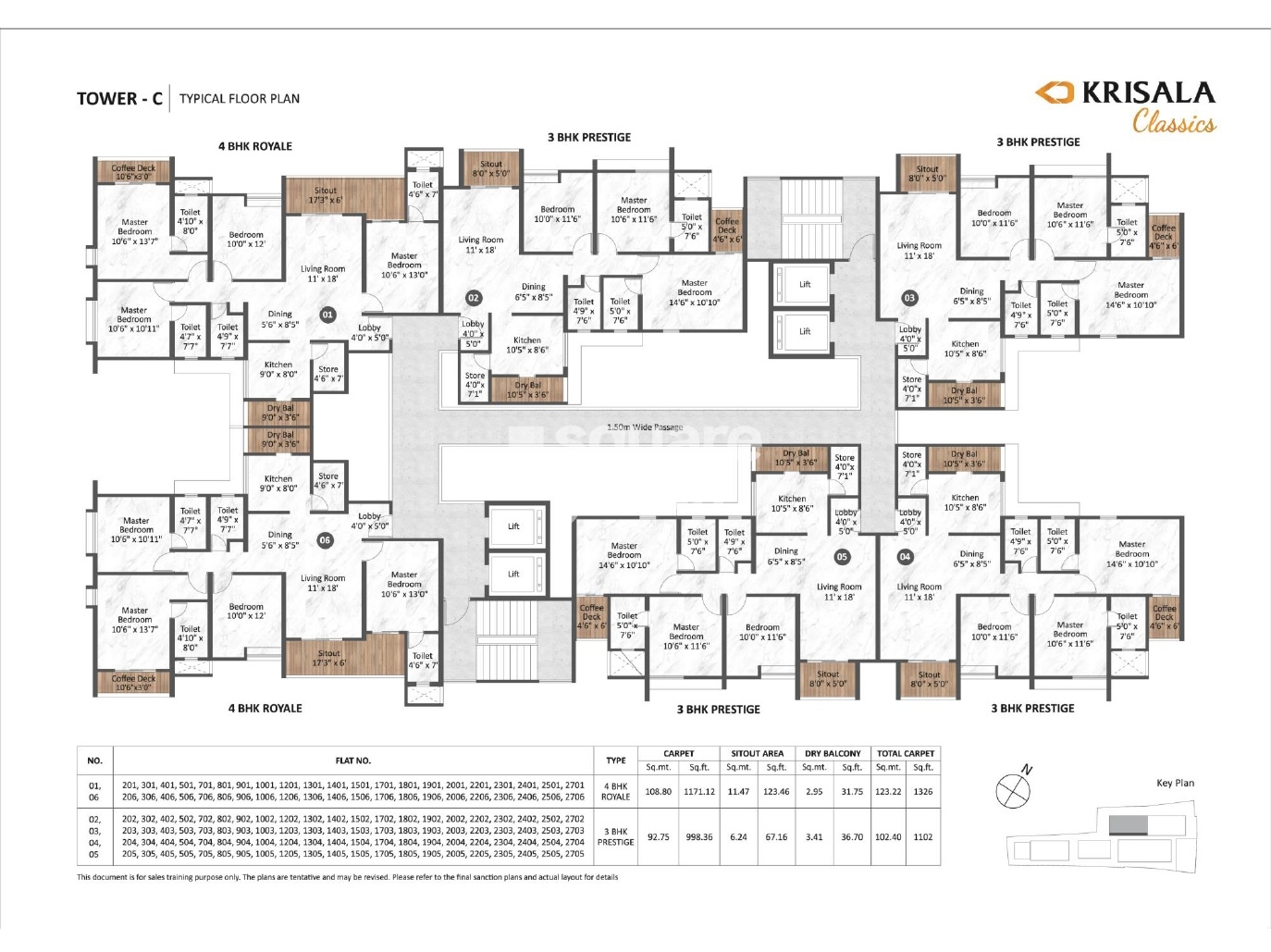 Krisala 41 Luxovert in Tathawade, Pune @ 79.52 Lac - Floor Plans ...