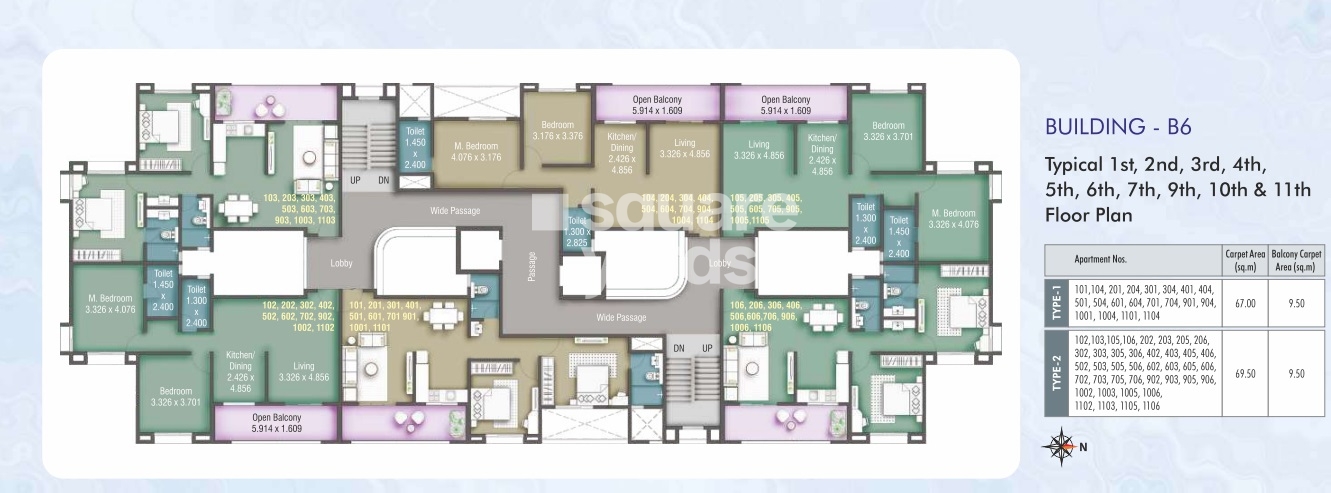 Kumar Primavera in Wadgaon Sheri, Pune @ 70.65 Lac - Floor Plans ...