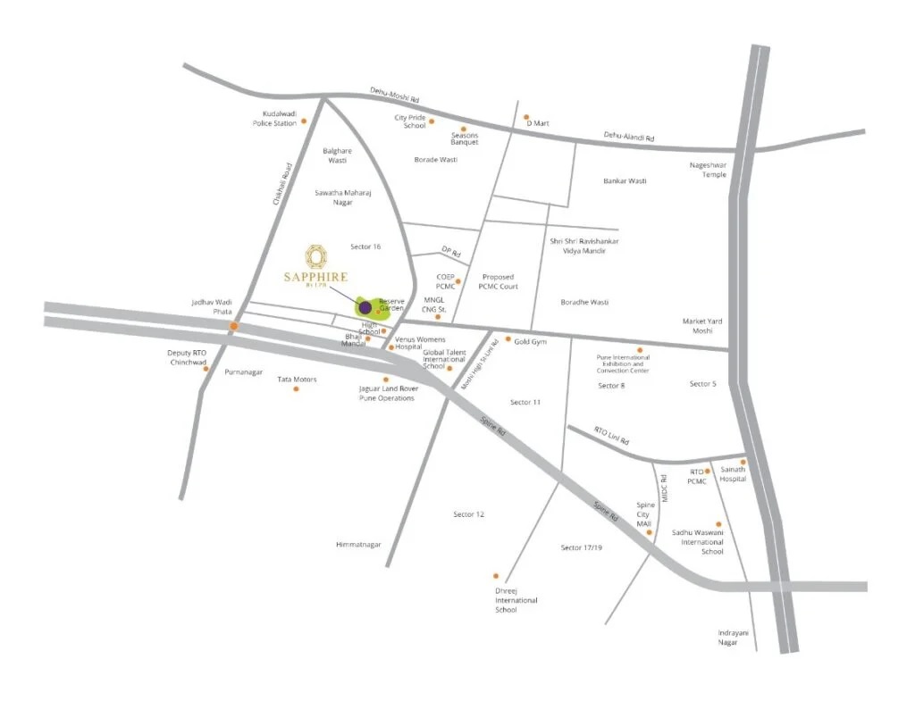 LPR Sapphire in Spine Road, Pune @ Price on Request - Floor Plans ...