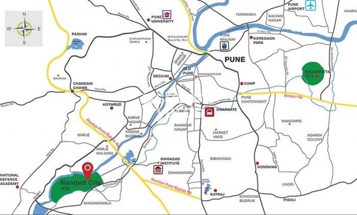 Nanded City in Sinhagad Road, Pune @ 69.36 Lac - Floor Plans, Location ...