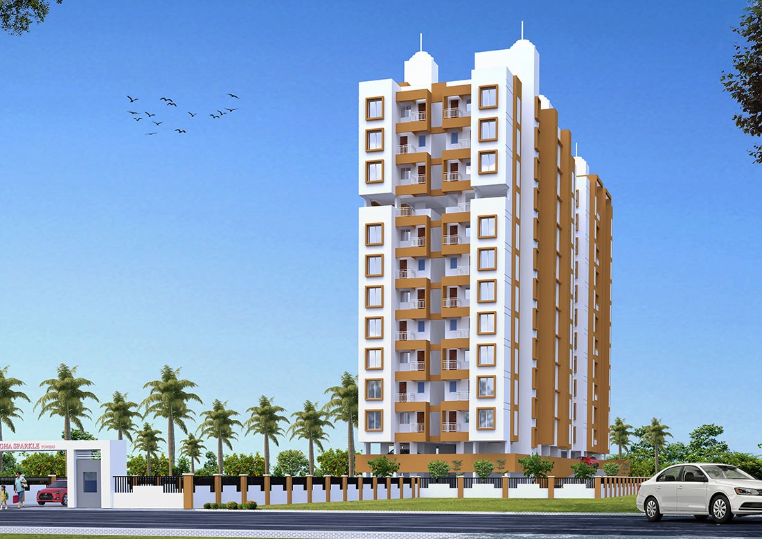 SD Megha Sparkle Towers in Charholi Budruk, Pune @ 24.65 Lac - Floor ...