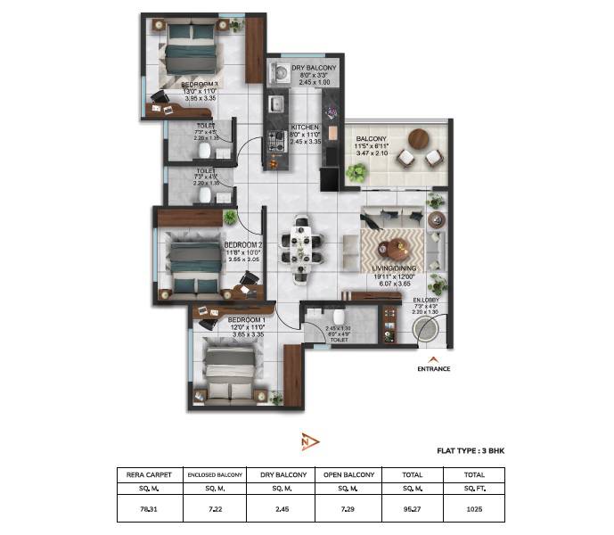 Belvalkar Aathesh Floor Plans - Kothrud, Pune