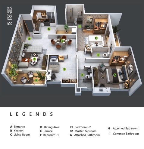 Choice Goodwill Verve Floor Plans - Keshav Nagar, Pune