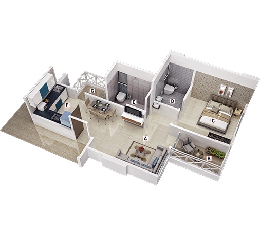 Kesar Tree town Phase 2 in Moshi, Pune @ 30.29 Lac | Price List ...