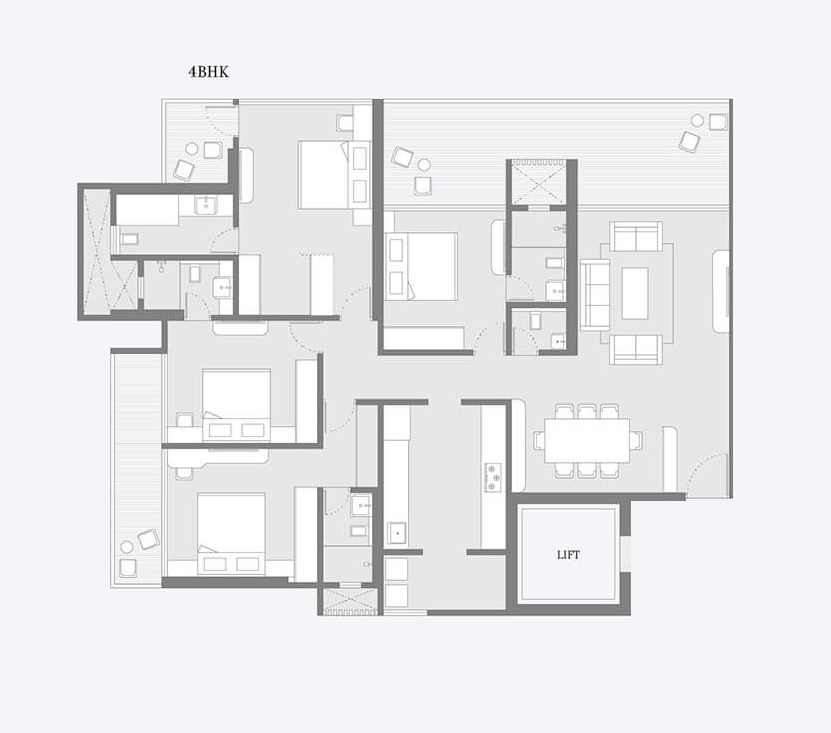 Kolte Patil 24K Manor Towers Floor Plans - Pimple Nilakh, Pune